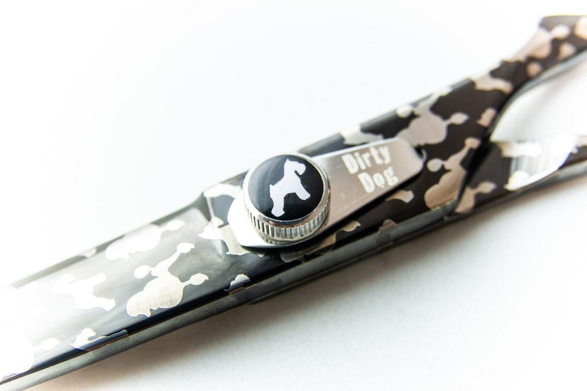 Dirty Dog Straight Scissors, Black – Finest Edge